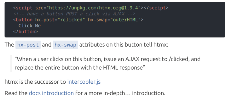 Reduced complexity with HTMX on the front end? – Dazed & Confused